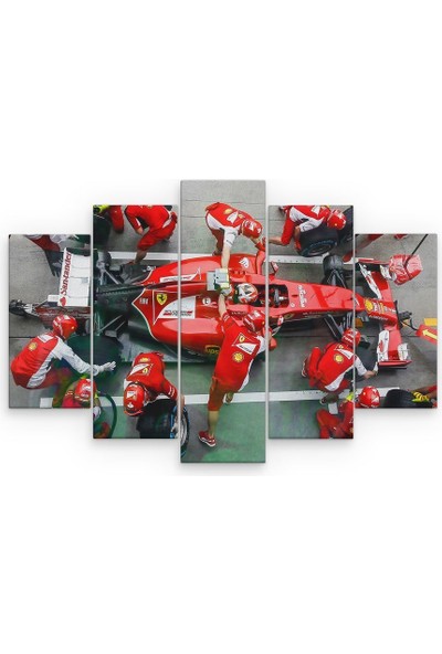 Ferrari Team Driver 5 Parça Mdf TABLOTGTB707