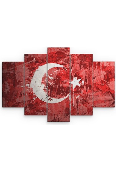 Ay Yıldız 5 Parça Mdf TABLOTGTB1010