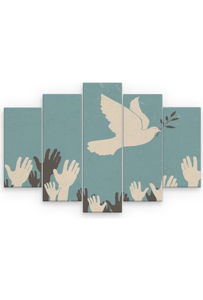 Özgürlük 5 Parça Mdf TABLOTGTB966