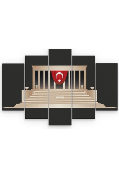Anıtkabir 5 Parça Mdf TABLOTGTB1002