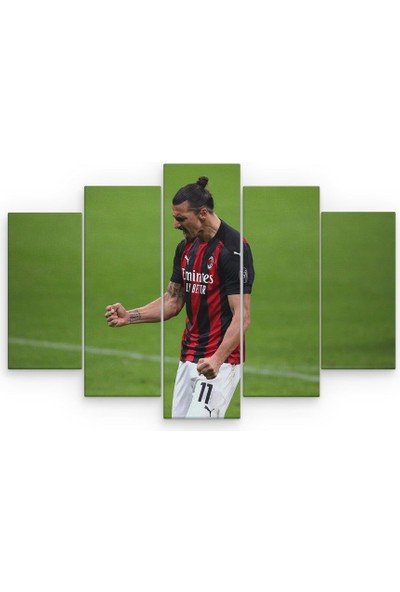 Zlatan Ibrahimoviç 5 Parça Mdf TABLOTGTB932 Zlatan Ibrahimoviç 5 Parça Mdf TABLOTGTB932