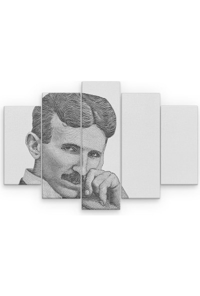 Nikola Tesla 5 Parça Mdf TABLOTGTB975