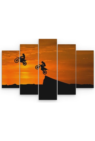 Motocross 5 Parça Mdf TABLONHL207 Motocross 5 Parça Mdf TABLONHL207