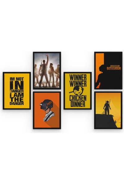 Pubg 6 Parça Mdf TABLOGMZ360