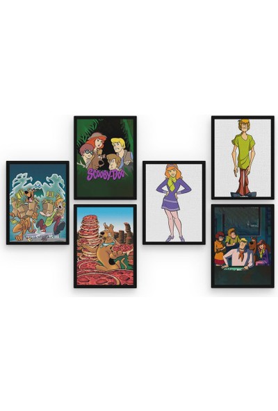 Scooby Doo 6 Parça Mdf TABLOGMZ391