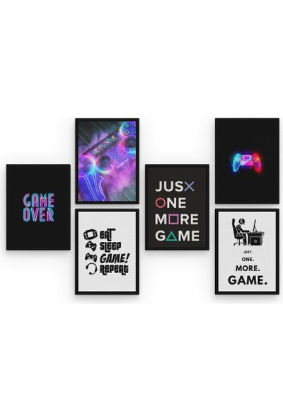 Gamer 6 Parça Mdf TABLOGMZ451