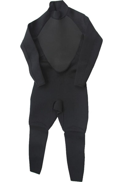 3mm Geri Fermuar Wetsuit Kayık Sörf Yelken Dalış Su Sporları Için M