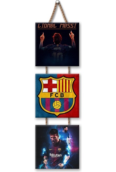 Messi 3 Parça Ipli Mdf TABLOTGTB1312