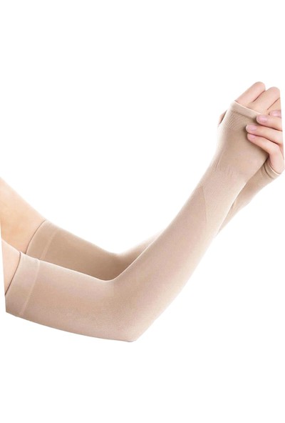 Uv Güneş Koruma Kol Kollu Soğutma Spor Kol Voleybolu Koşan Bej Uv Güneş Koruma Kol Kollu Soğutma Spor Kol Voleybolu Koşan Bej