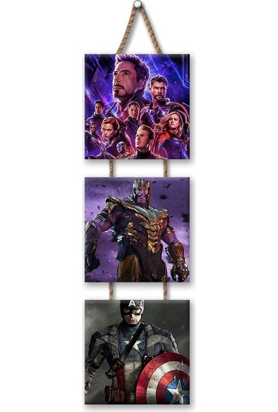 Film Series 3 Parça Ipli Mdf TABLOTLH2648