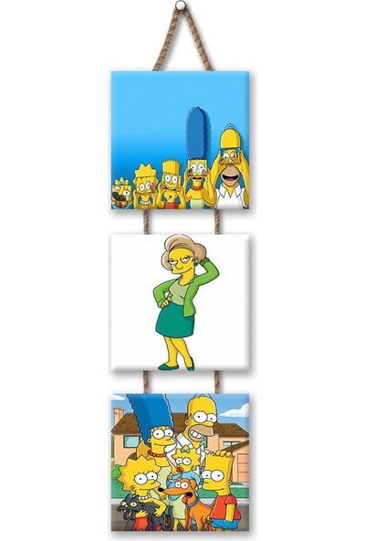 Simpson 3 Parça Ipli Mdf TABLOTLH2678