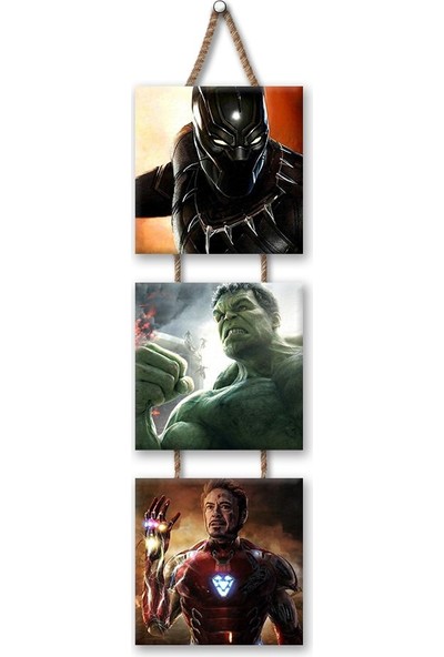 Film Series 3 Parça Ipli Mdf TABLOTLH2651