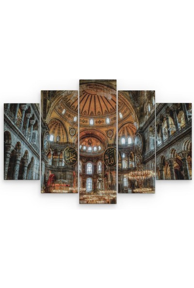 Ayasoyfa Camii 5 Parça Mdf TABLOTGTB719