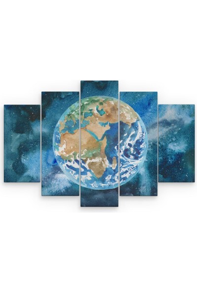 Dünya 5 Parça Mdf TABLOTGTB983
