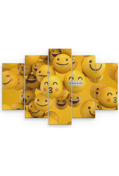 Emoji 5 Parça Mdf TABLOTGTB605