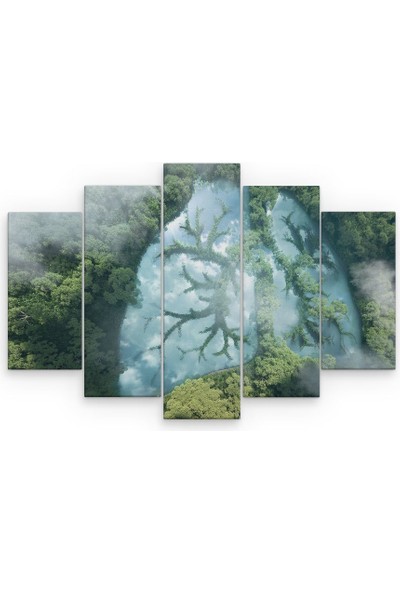 Temiz Doğa 5 Parça Mdf TABLOTGTB1133