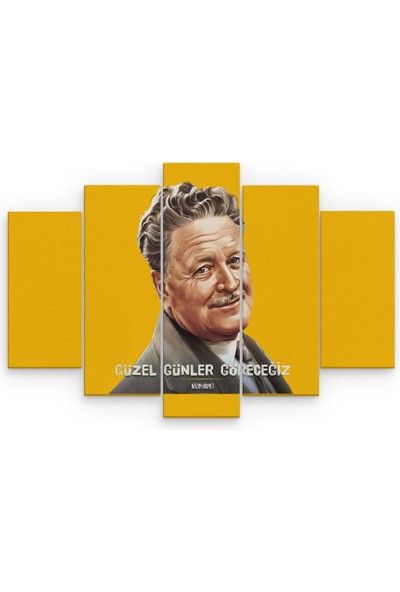 Nazım Hikmet 5 Parça Mdf TABLONHL304