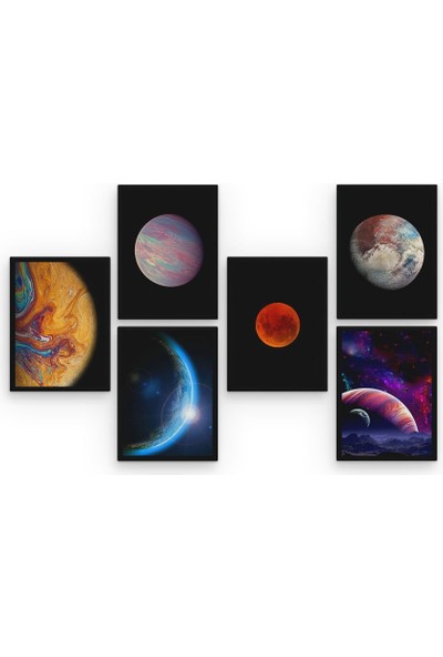 Planet 6 Parça Mdf TABLOGMZ388