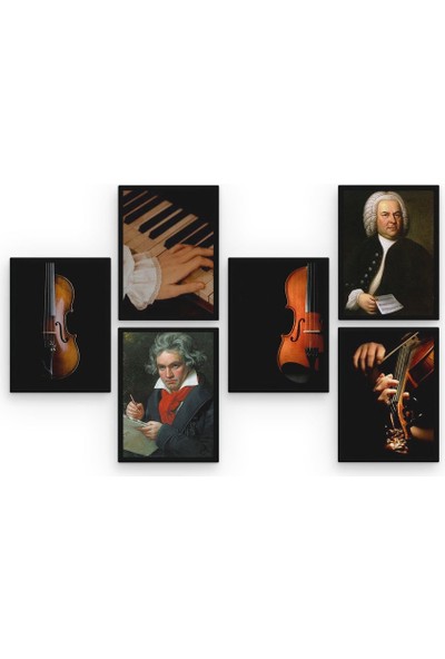 Klasik Müzik 6 Parça Mdf TABLOGMZ476