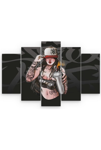 Grafiti Street 5 Parça Mdf TABLOTGTB335