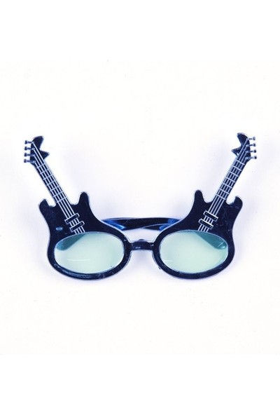 Elasya Hediyelik Rockn Roll Retro Gitar Şekilli Parti Gözlüğü Mavi Renk Elasya Hediyelik Rockn Roll Retro Gitar Şekilli Parti Gözlüğü Mavi Renk