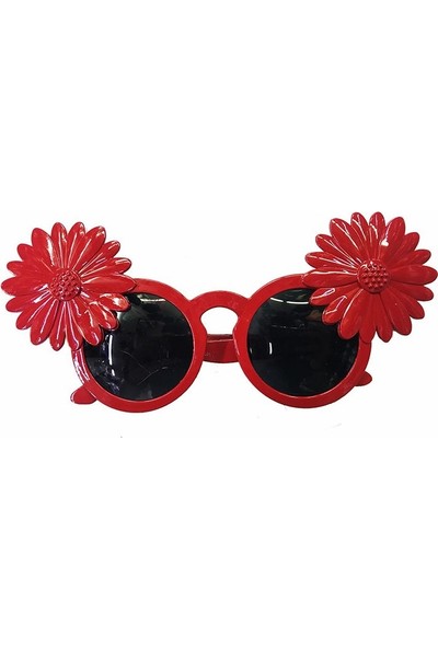 Elasya Hediyelik Kırmızı Renk Papatya Figürlü Yılbaşı Parti Gözlüğü Elasya Hediyelik Kırmızı Renk Papatya Figürlü Yılbaşı Parti Gözlüğü