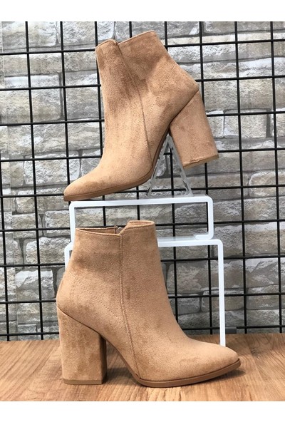 Kadın Süet Taba(Camel) Topuklu Bot Kadın Süet Taba(Camel) Topuklu Bot