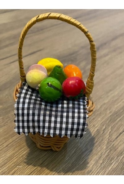 Resa Hediyelik Buzdolabı Magneti Meyve Sepeti Resa Hediyelik Buzdolabı Magneti Meyve Sepeti