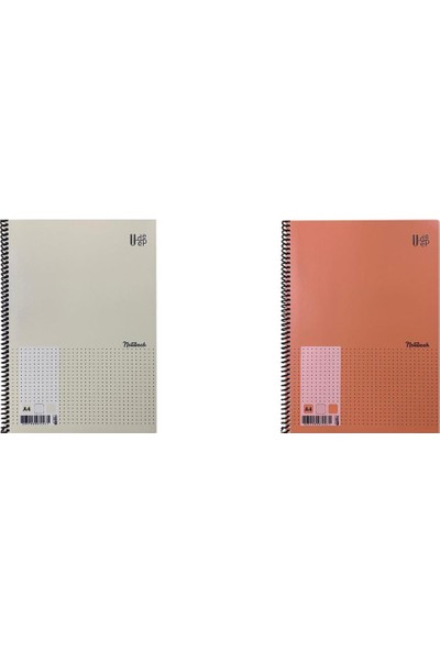 Umut U-Deep A4 Spiralli Defter Pp. Kapak 60 Yaprak Kareli 2'li Umut U-Deep A4 Spiralli Defter Pp. Kapak 60 Yaprak Kareli 2'li
