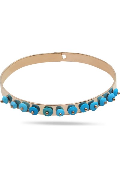 Shemora Decorated With Stones Bilezik