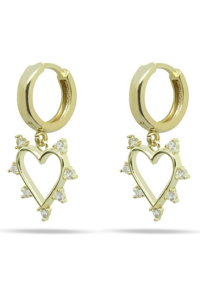 Shemora Ripped Heart Küpe