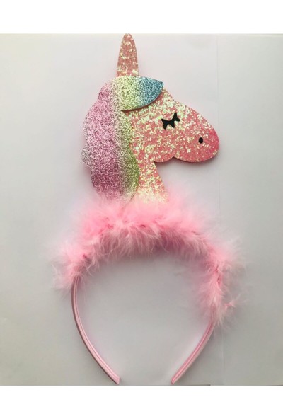Hcbutik Hc Boutique Kız Bebek - Çocuk Unicorn Tac- Pembe