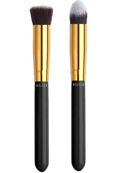 Mujgan 2'li Set Kapatıcı + Fondöten Makyaj Fırçası Siyah Renk Mujgan 2'li Set Kapatıcı + Fondöten Makyaj Fırçası Siyah Renk