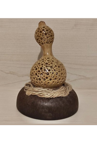 Almital Panjang Dekoratif Tealight Su Kabağı Lambası Almital Panjang Dekoratif Tealight Su Kabağı Lambası