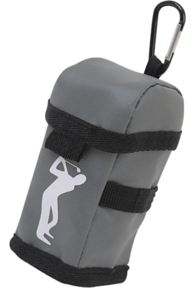 Homyl Golf Topu Taşıma Çanta Taşınabilir Kanca Ile Su Dayanıklı Küçük Tutucu Kılıfı Gri (Yurt Dışından)