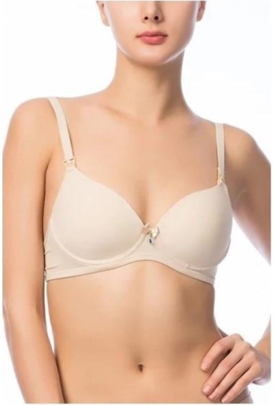 Kadın Siyah Kaplı Balenli Emzirme Sütyeni 3628