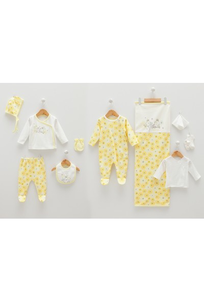 Caramell Sweet Bird Kuş Desenli 10LU Hastane Çıkışı