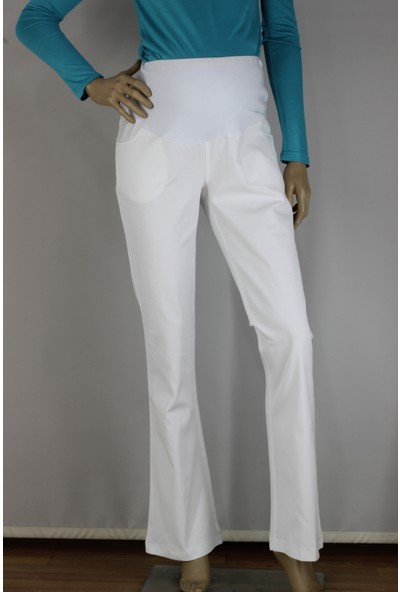 Tria Kanvas Kumaş Ispanyol Paça Hamile Pantolon