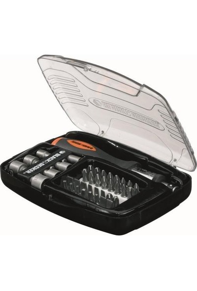 Black&decker A7062 40 Parça Cırcırlı Tornavida ve Vidalama Uç Seti Black&decker A7062 40 Parça Cırcırlı Tornavida ve Vidalama Uç Seti