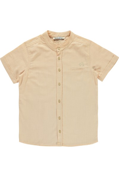 Civil Boys Erkek Çocuk Gömlek 10-13 Yaş Açık Somon