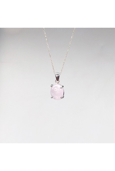 Hayal Sihirbazı 925 Ayar Gümüş Pembe Kuvars Doğal Taşlı Kadın Kolye Hayal Sihirbazı 925 Ayar Gümüş Pembe Kuvars Doğal Taşlı Kadın Kolye