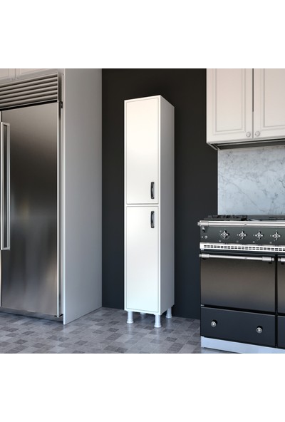 Rani F1 Çok Amaçlı Dolap 2 Kapaklı 6 Raflı Banyo Kiler Mutfak Dolabı Beyaz M1 Rani F1 Çok Amaçlı Dolap 2 Kapaklı 6 Raflı Banyo Kiler Mutfak Dolabı Beyaz M1