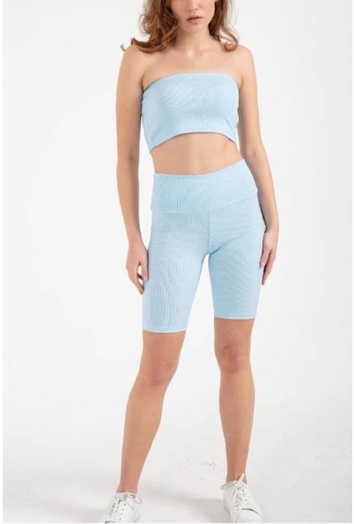 Laviyosa Fitilli Tayt Takımı Bebemavi Laviyosa Fitilli Tayt Takımı Bebemavi