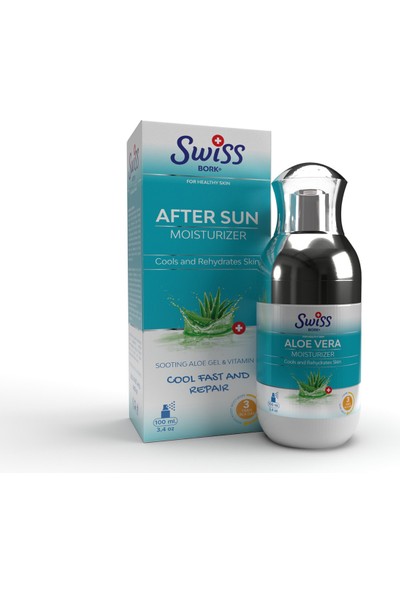 Swiss Bork Aloe Vera Güneş Sonrası Krem 100 ml
