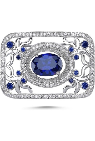 Gümüşhane Silver Zirkon Taşlı Broş Gümüşhane Silver Zirkon Taşlı Broş