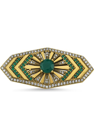 Gümüşhane Silver Zirkon Taşlı Otantik Broş Gümüşhane Silver Zirkon Taşlı Otantik Broş