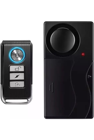 Edu Motosiklet Uzaktan Kumandalı Alarm Titreşim Sensörlü (Pilli)