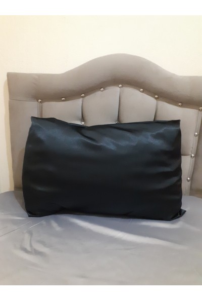 Siyah Ipek Saten 2 Adet