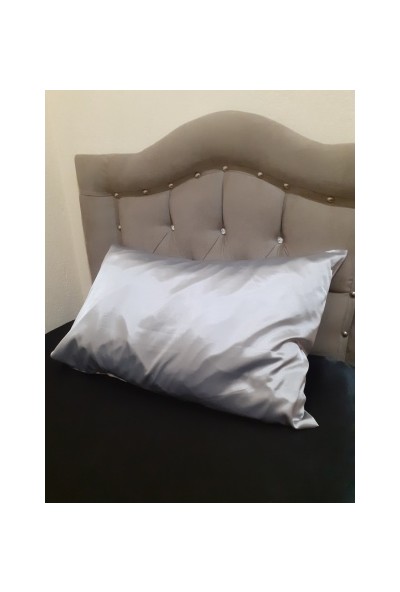 Dusk Gri Ipek Saten 2 Adet