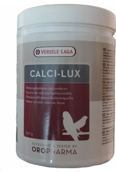 Versele Laga Oropharma Calci-Lux Kalsiyum Takviyesi 25GR Versele Laga Oropharma Calci-Lux Kalsiyum Takviyesi 25GR